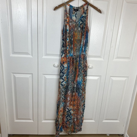 Tolani | Dresses | Tolani Size Xs Maxi Dress Floral Sleeveless Tank ...
